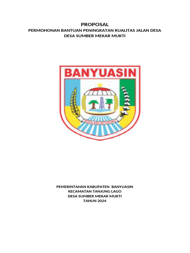 Proposal Pengadaan Blok Caper | PDF