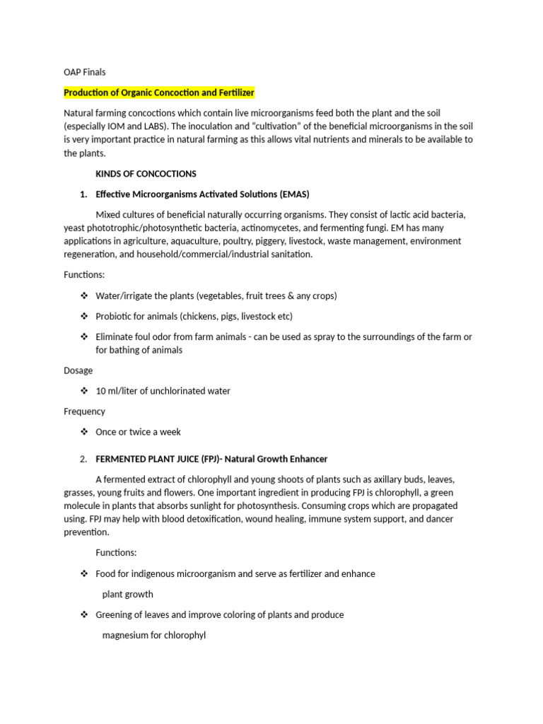 OAP-Finals (1) | PDF | Chicken | Onion