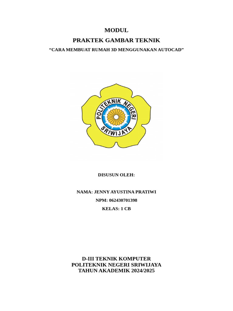 Modul Membuat Rumah 3D | PDF