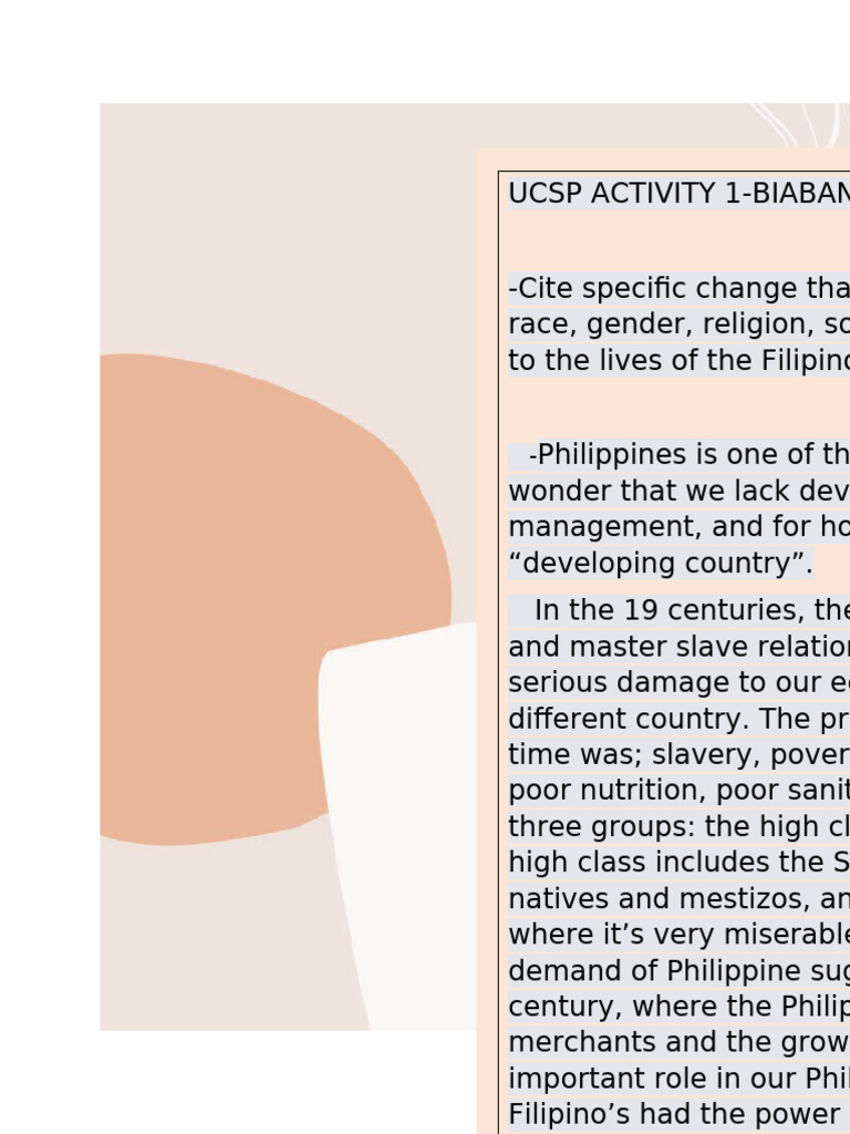 Uscp Activity 1 Biaban | PDF