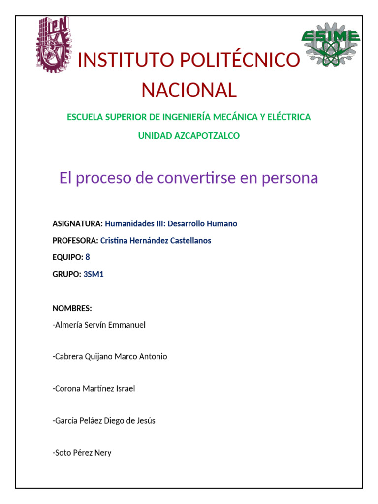 Definición y Tipos de Personalidad | PDF | Carné de identidad | Sicología