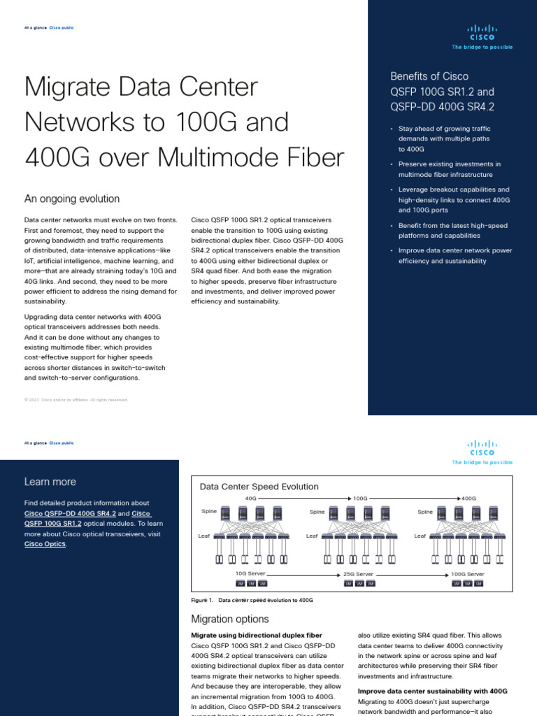 NB 06 DC 100g 400g Multimode Fiber Aag Cte en | PDF | Data Center ...