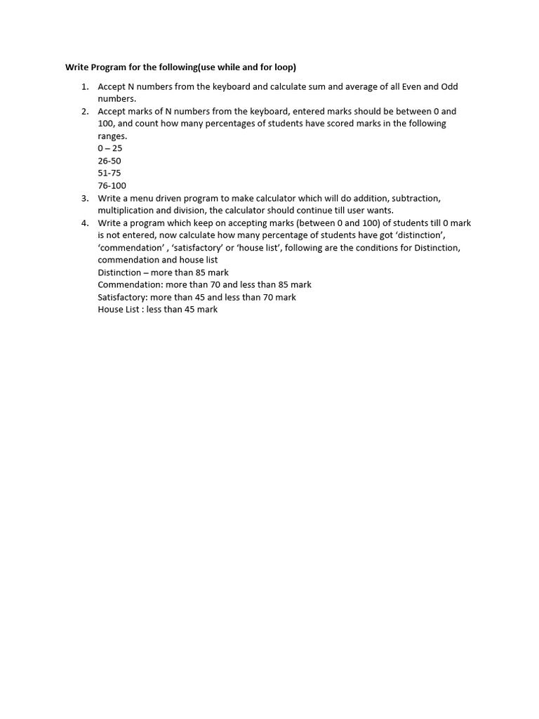 Python Programs for Number Calculations | PDF