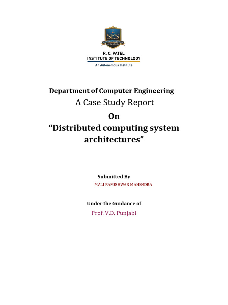 DC_case_main | PDF | Client–Server Model | Peer To Peer