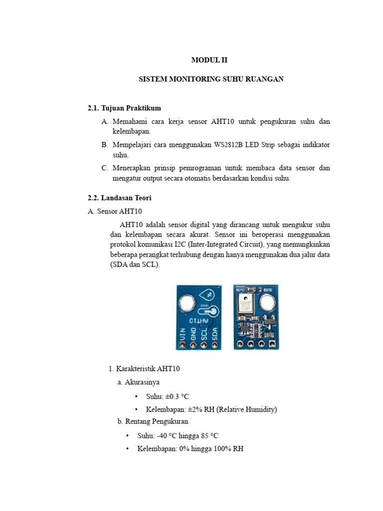 Monitoring Suhu Ruangan | PDF