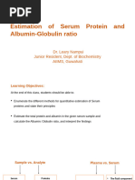 Serum Albumin Estimation Using BCG Method | PDF | Medical Specialties ...