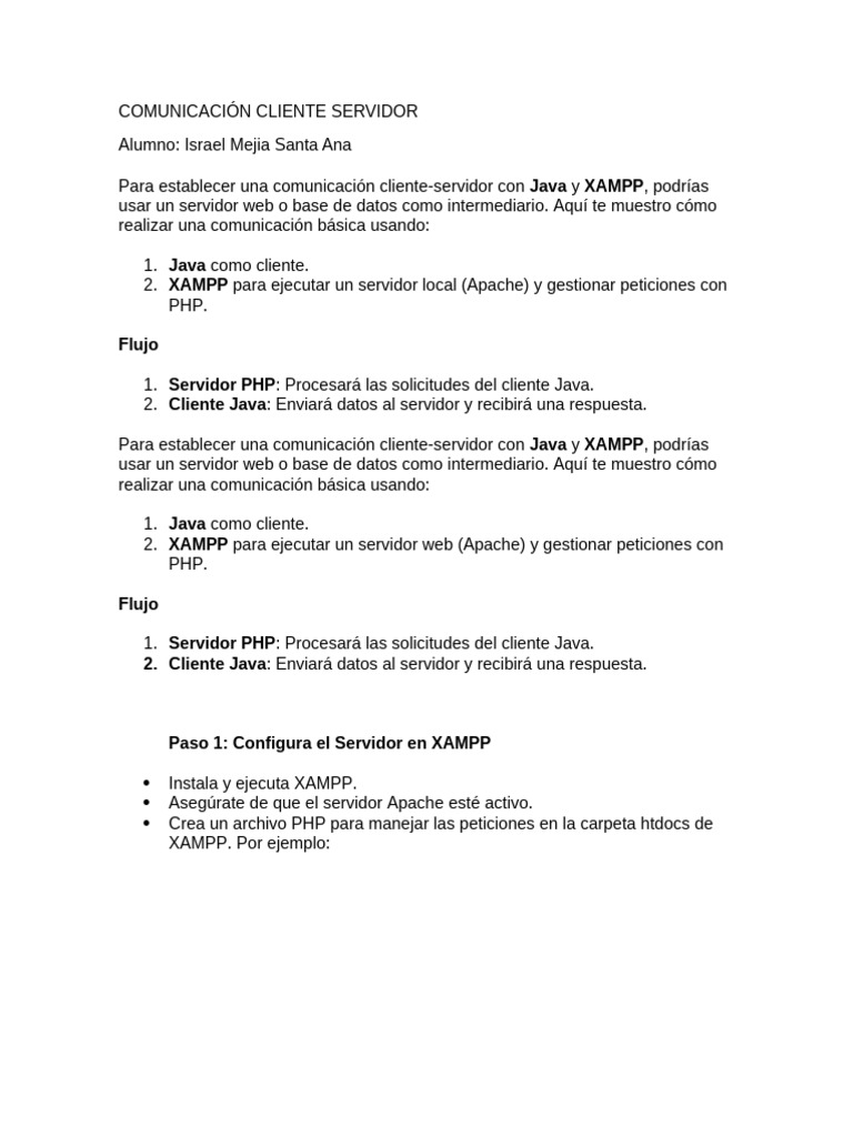 Comunicación Cliente Servidor | PDF | Redes | Internet y web