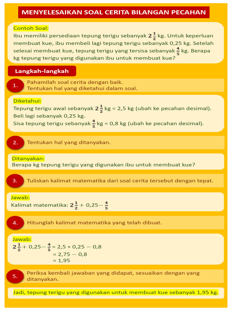 15. Materi Bilangan Pecahan | PDF