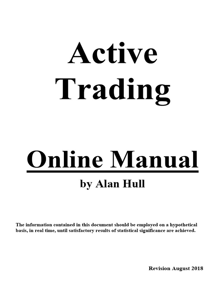 Active Trading Online Manual | PDF | Legal Liability | Risk