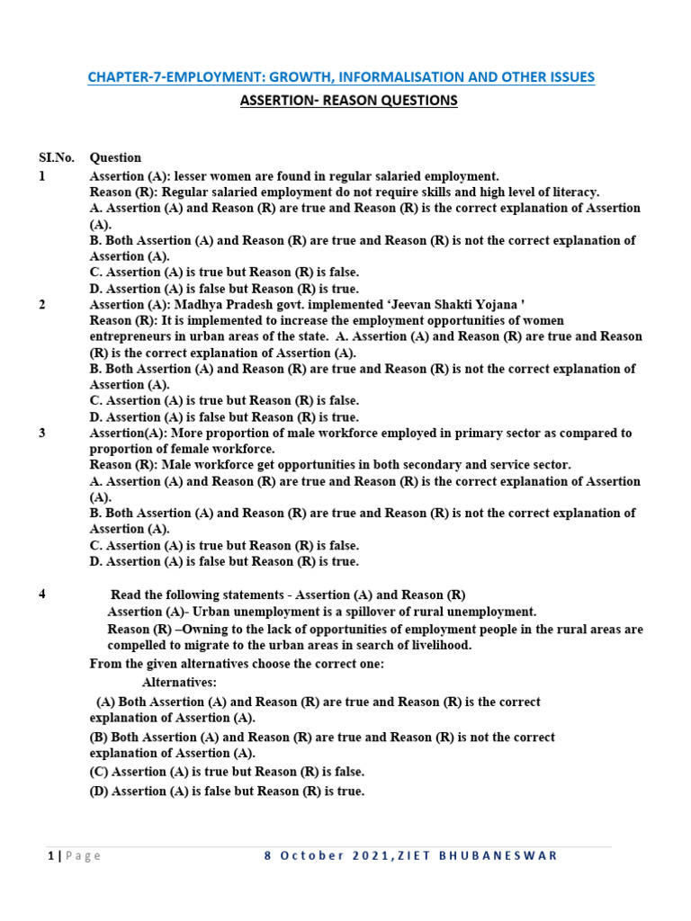 Ch-7-ARQ | PDF | Workforce | Unemployment