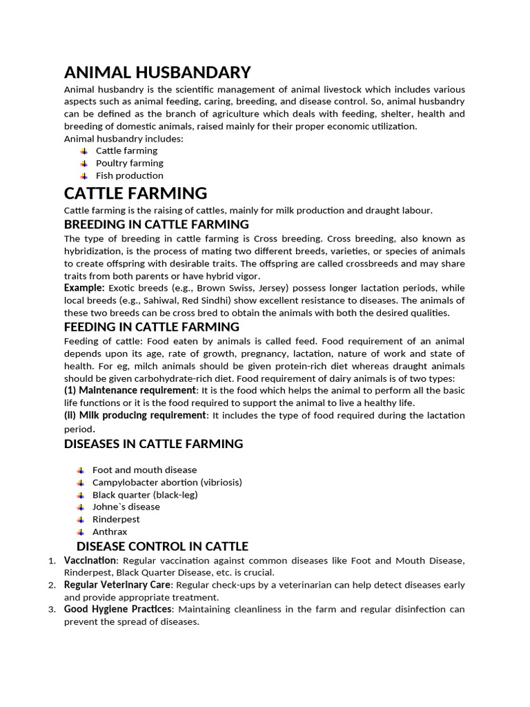 ANIMAL HUSBANDRY | PDF | Plant Breeding | Poultry