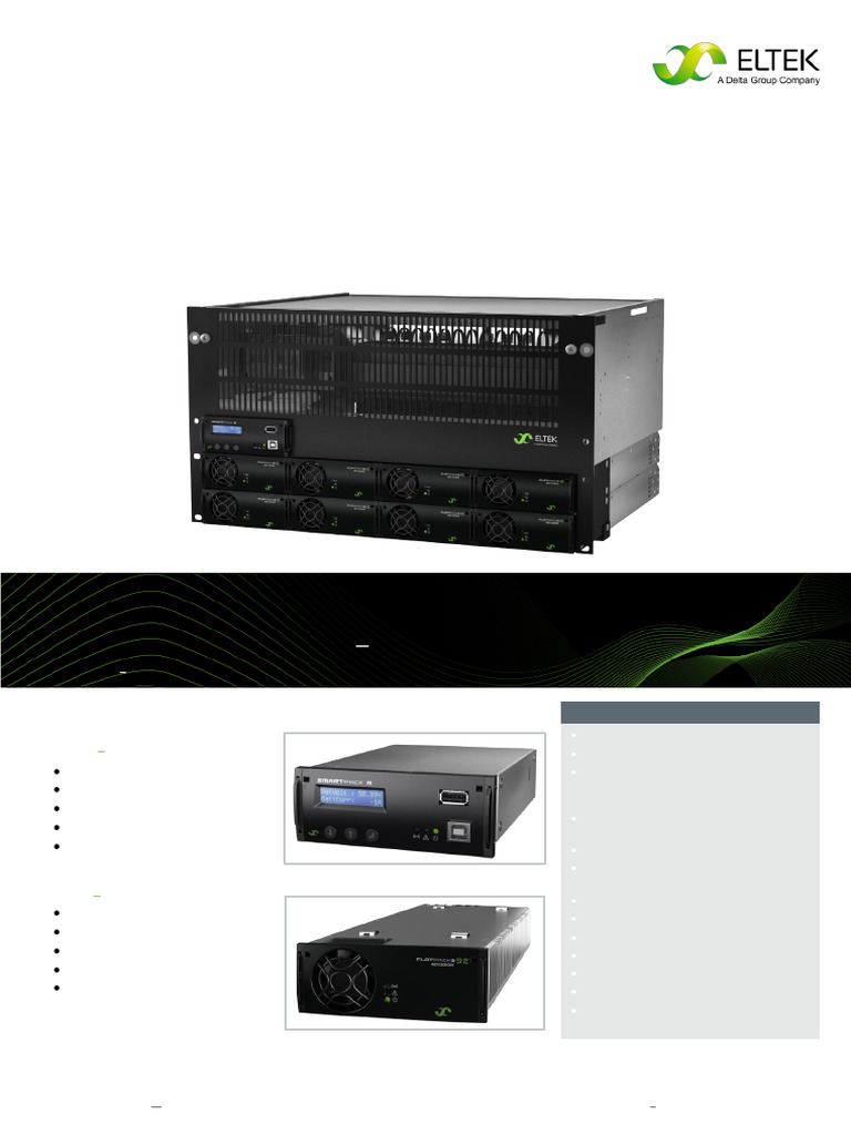 Datasheet Flatpack2 5u - 8u Integrated Ds - 200000.ds3 - 1 - 10 | PDF | Alternating Current | 4 G