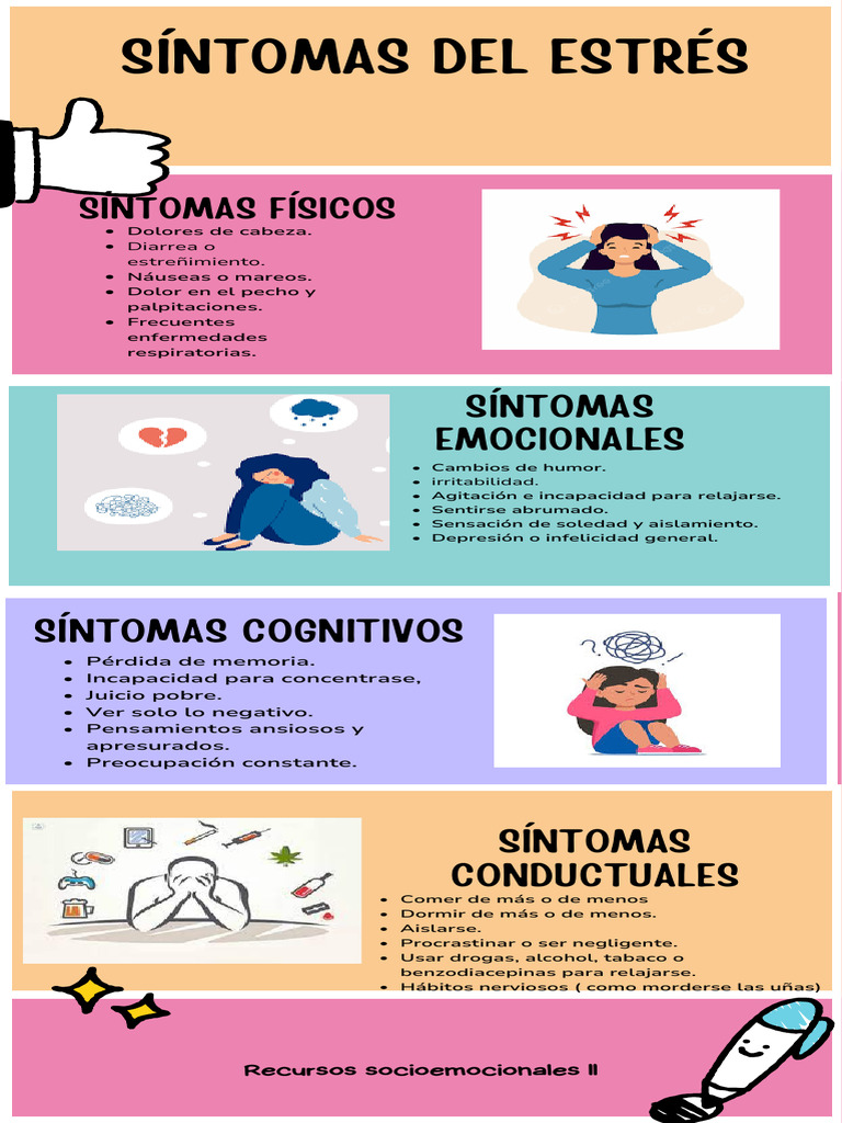 Síntomas físicos del estrés y ansiedad | PDF