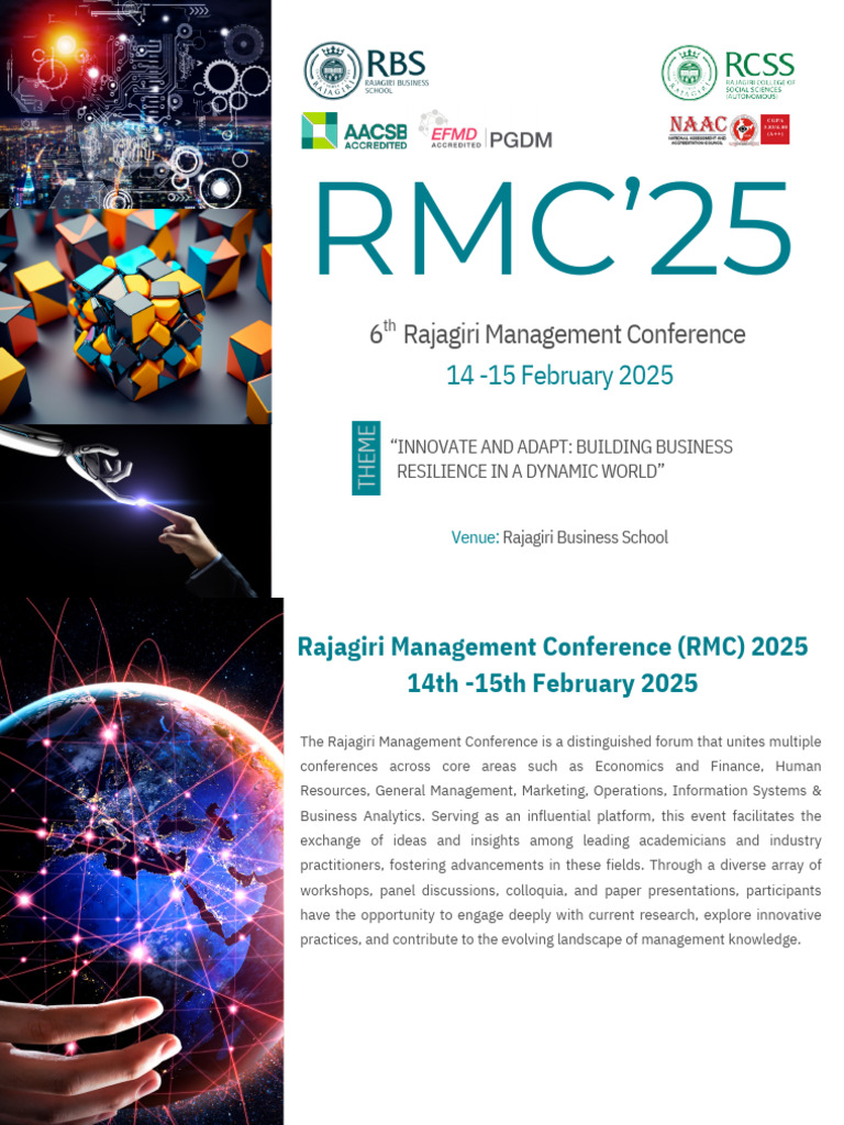 RMC'25 Final Brochure | PDF | Marketing | Master Of Business Administration