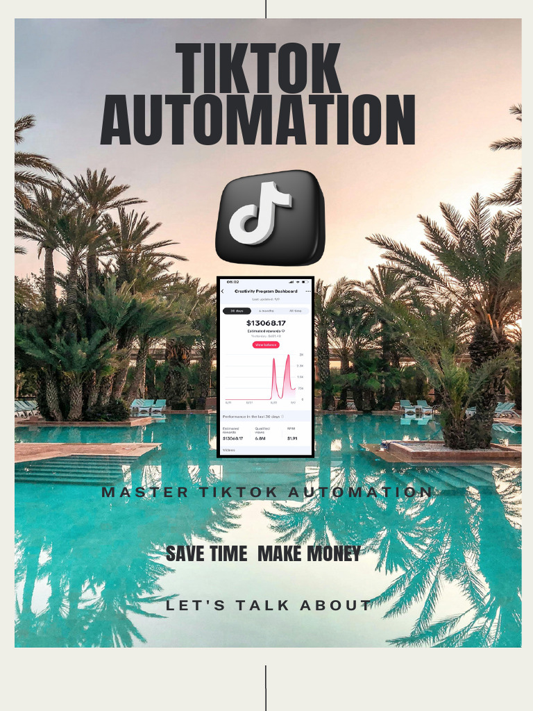 How To Make 500 Dollars in Your First Month With Tiktok Automation ...