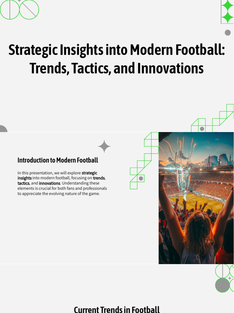 Slidesgo Strategic Insights Into Modern Football Trends Tactics and ...