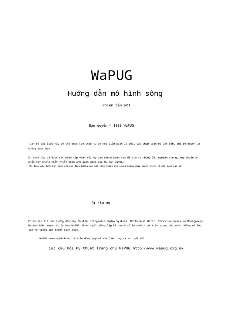 River Modelling Guide | PDF