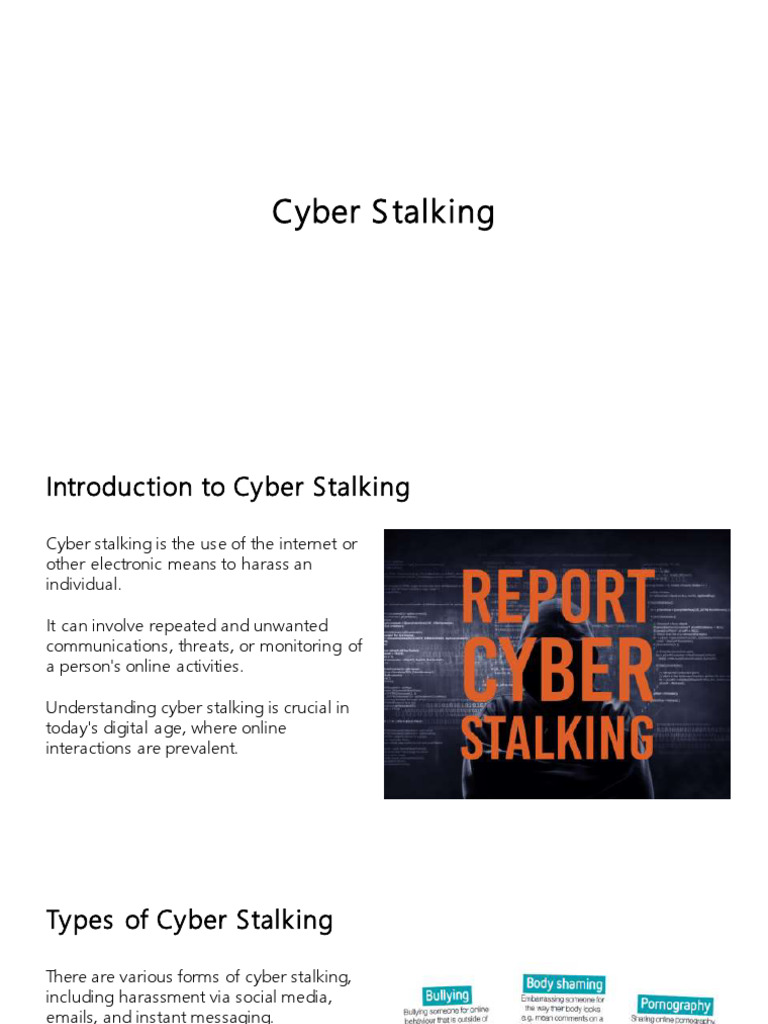 Cyber Stalking | PDF | Stalking | Aggression