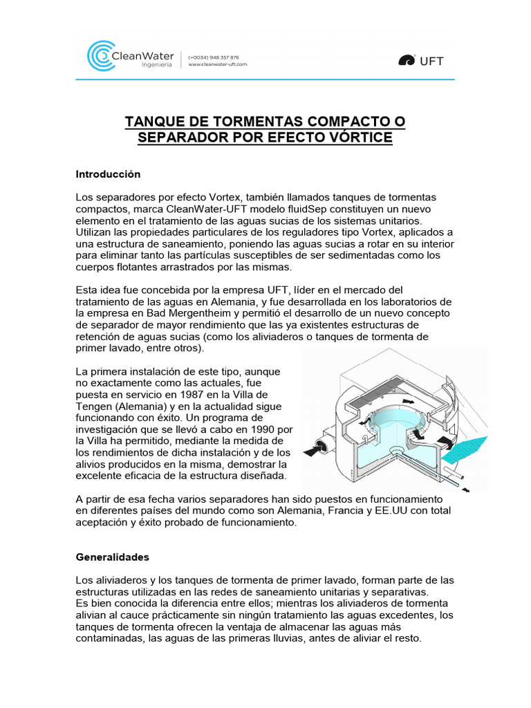 tanque_tormentas_compacto_(privado) | PDF | Colector de aguas pluviales ...