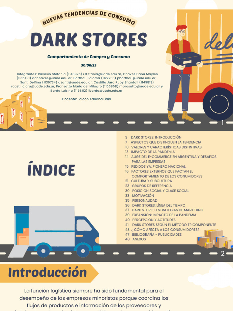 Dark Stores: Innovación en E-commerce | PDF | Las compras en línea ...