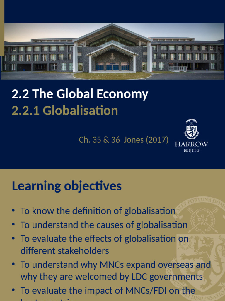 2.2.1 Globalisation | PDF | Multinational Corporation | Globalization