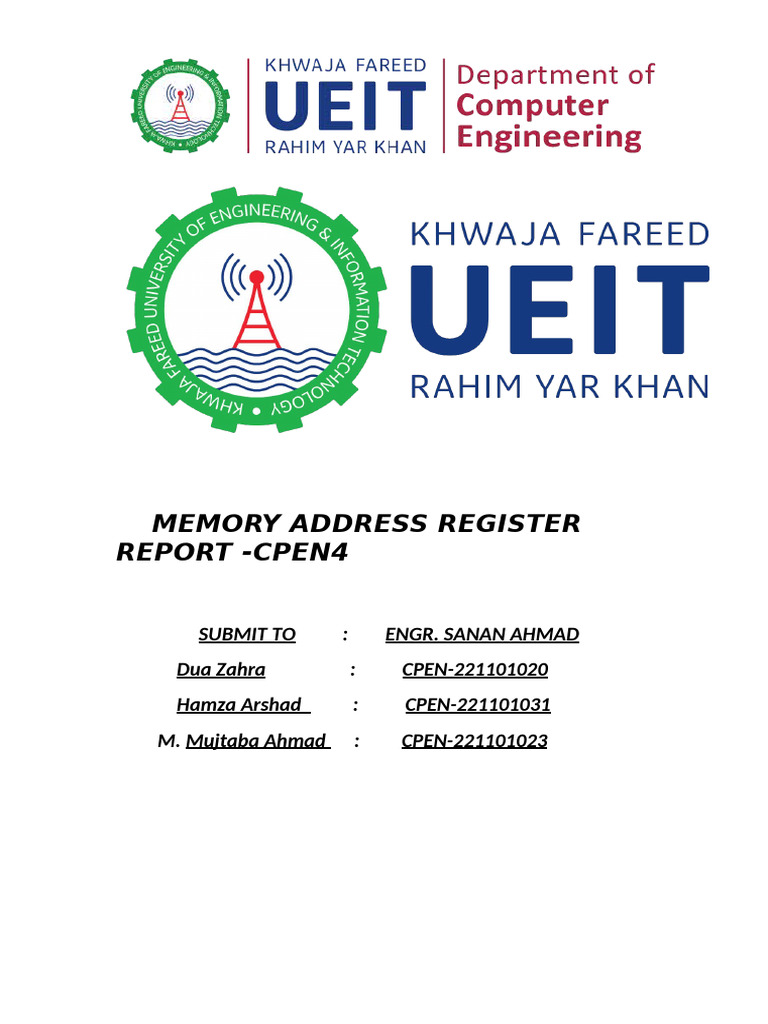 COA PROJECT REPORT | PDF | Central Processing Unit | Computer Data Storage
