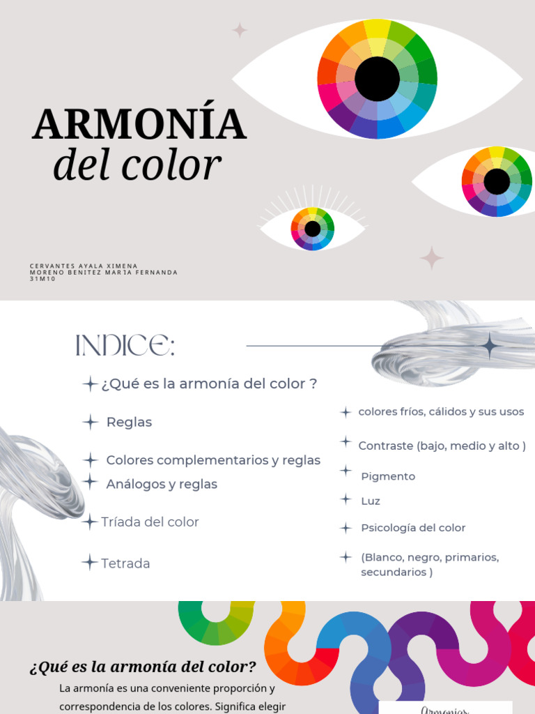 Armonía Del Color | PDF | Color | Azul