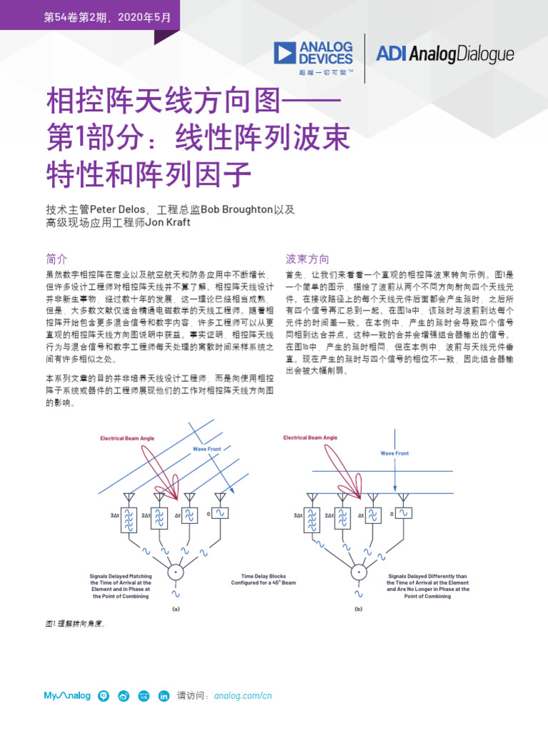 Phased Array Antenna Patterns Part 1 Linear Array Beam Characteristics and Array Factor Cn | PDF