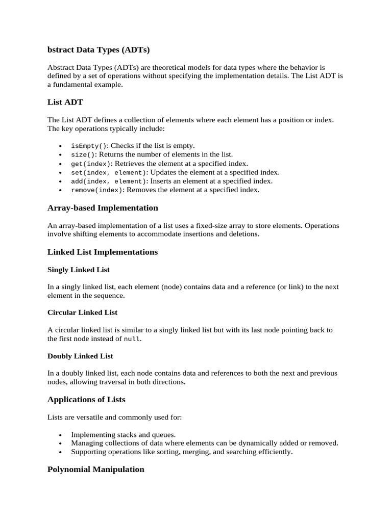 dsa theory chatg | PDF | Queue (Abstract Data Type) | Computer Programming