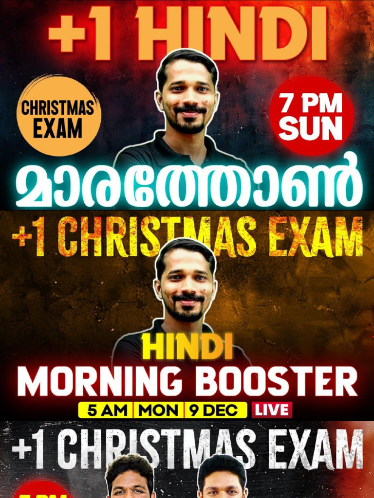 Examwinner Plus One Hindi Marathon Live Notes | PDF