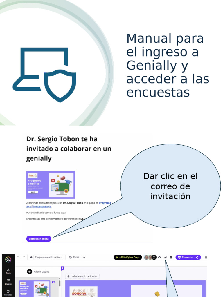 Manual para El Ingreso A Genially y Acceder 1 | PDF