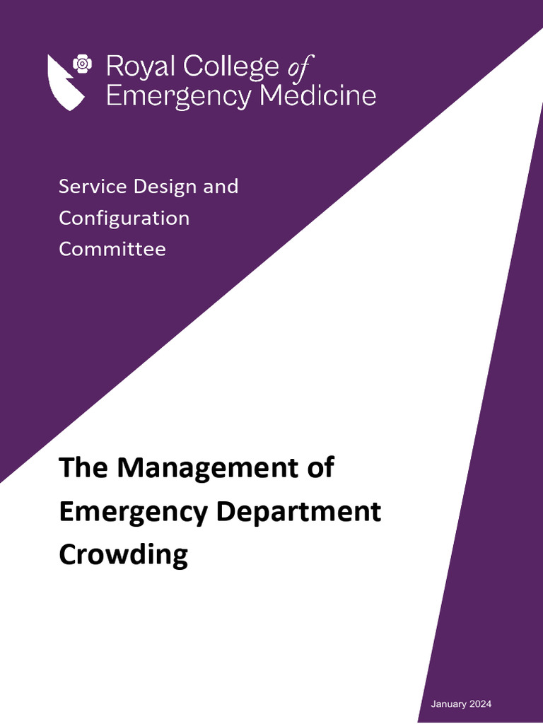 The Management of Emergency Department Crowding | PDF | Emergency ...