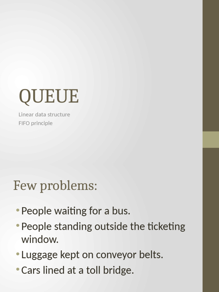 2_DSA-QUEUE(PART-1) | PDF | Queue (Abstract Data Type) | Computer ... 2_DSA-QUEUE(PART-1) | PDF | Queue (Abstract Data Type) | Computer ...