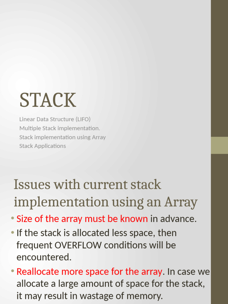 1dsa Stack Applicationspart 2 Pdf Computer Programming Mathematics 8366