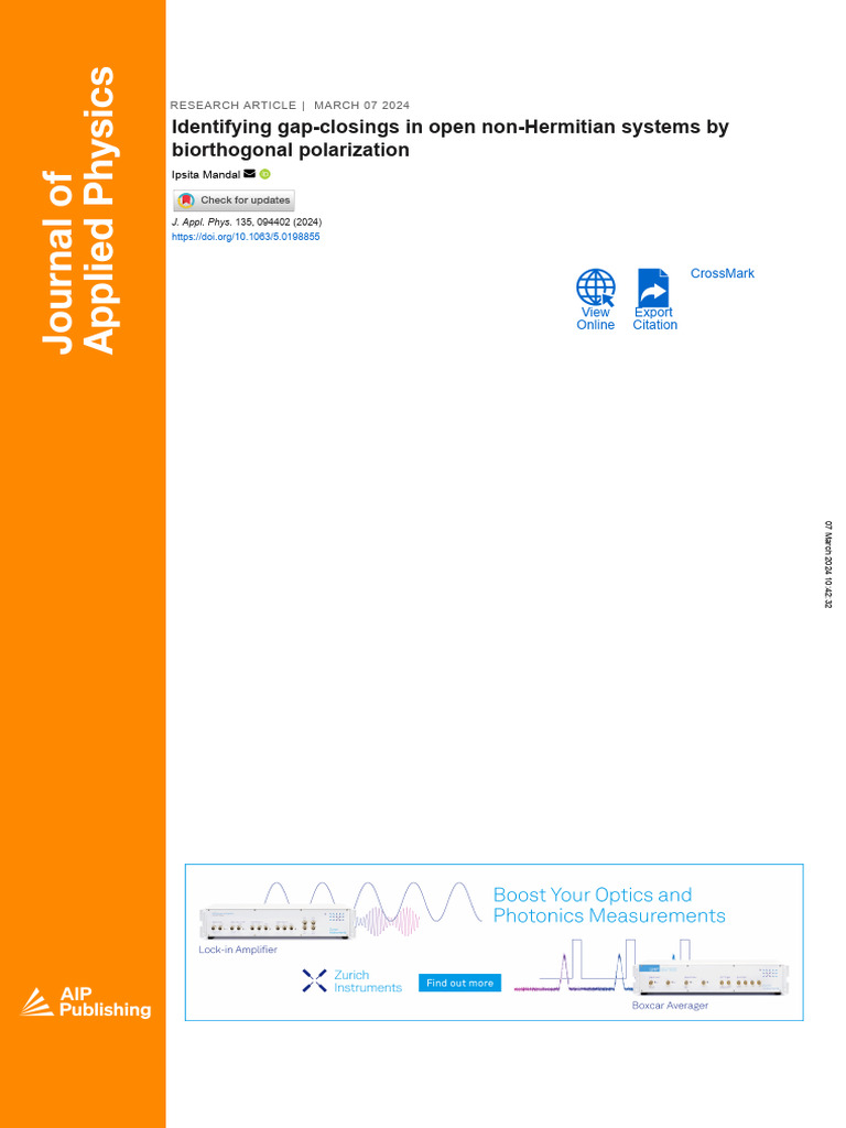 Paper BP Ips Error-Marked | PDF | Eigenvalues And Eigenvectors | Hamiltonian (Quantum Mechanics)