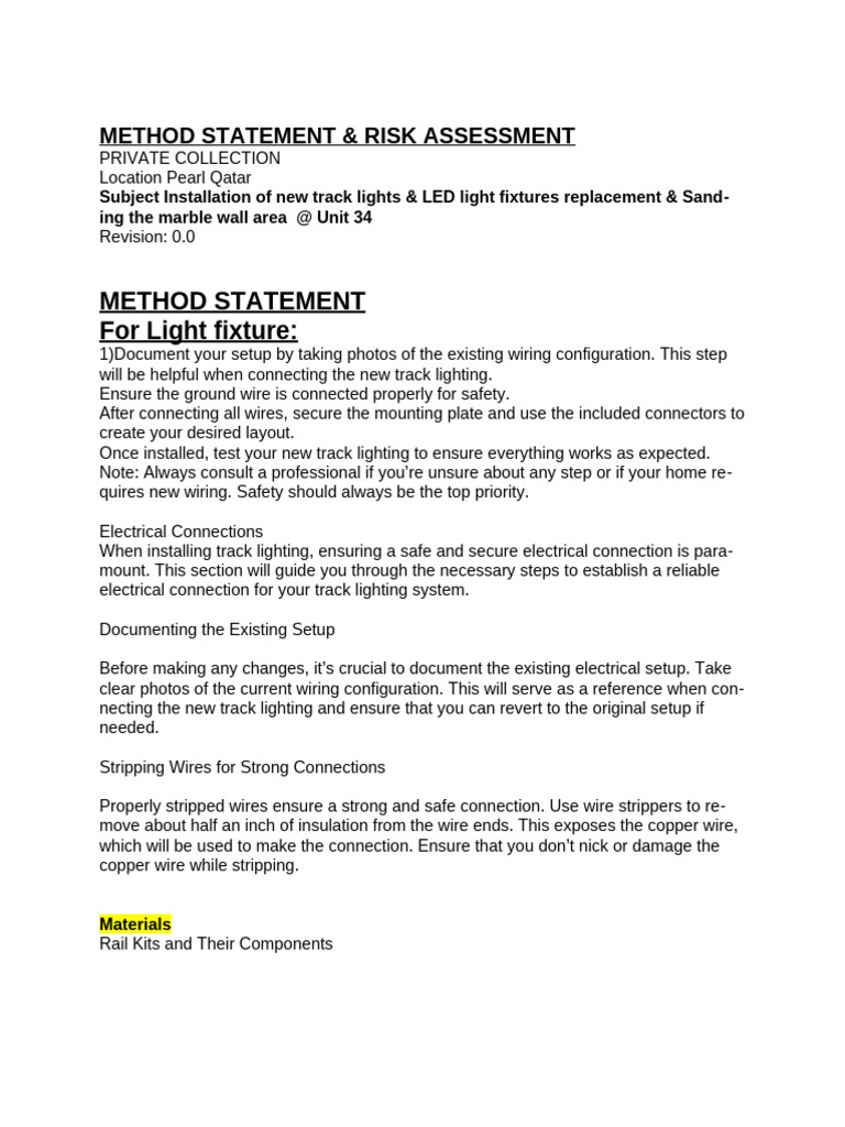 Method Assessment and Risk Assessment | PDF | Electrical Connector ...