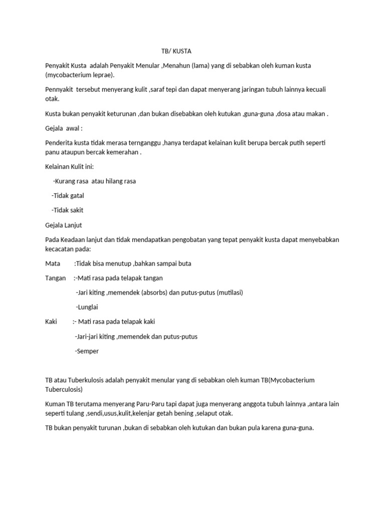 tb kusta | PDF