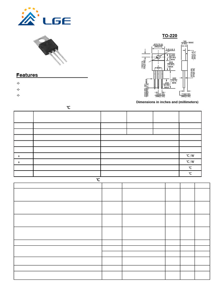 TIP120-127 Darlington Transistor Specs | PDF | Bipolar Junction ...