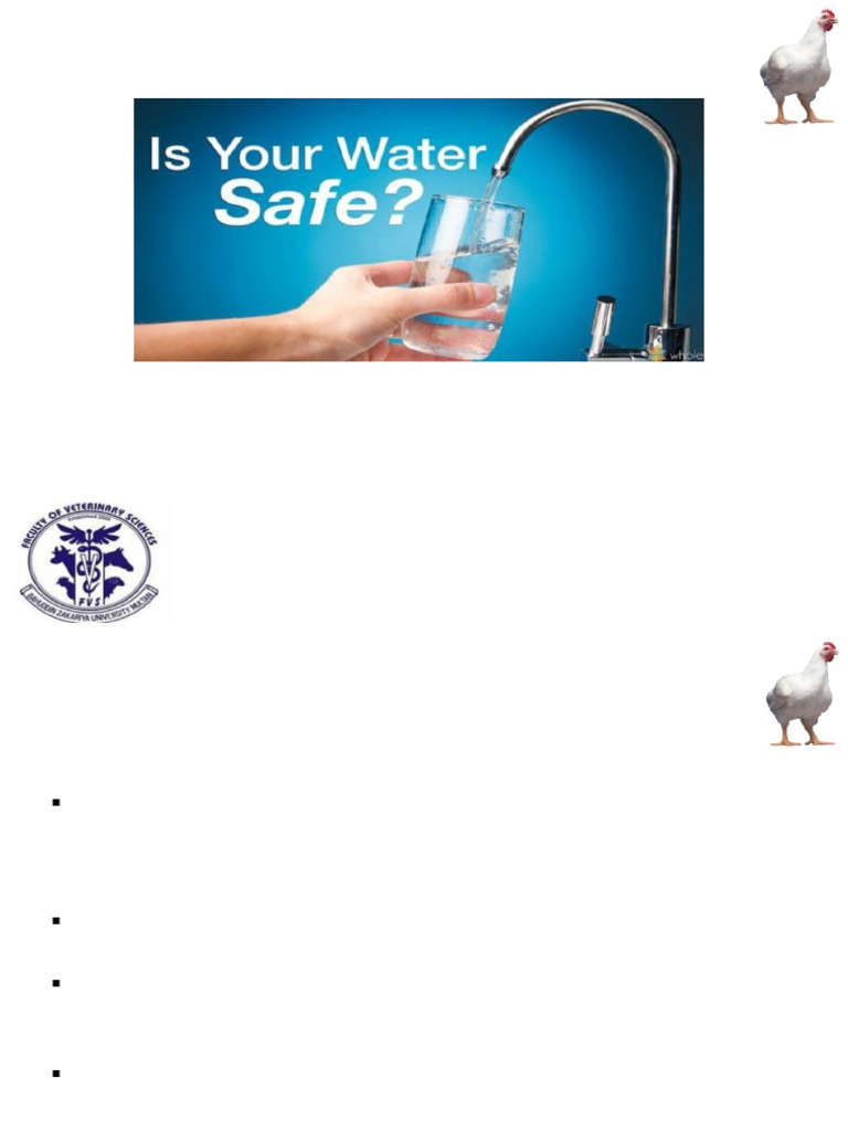 Water's Role & Quality in Food Industry | PDF | Environmental Science ...