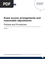 Form 9: Access Arrangements Guide | PDF | Disability