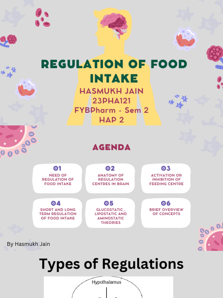 Food Intake Regulation Mechanisms | PDF