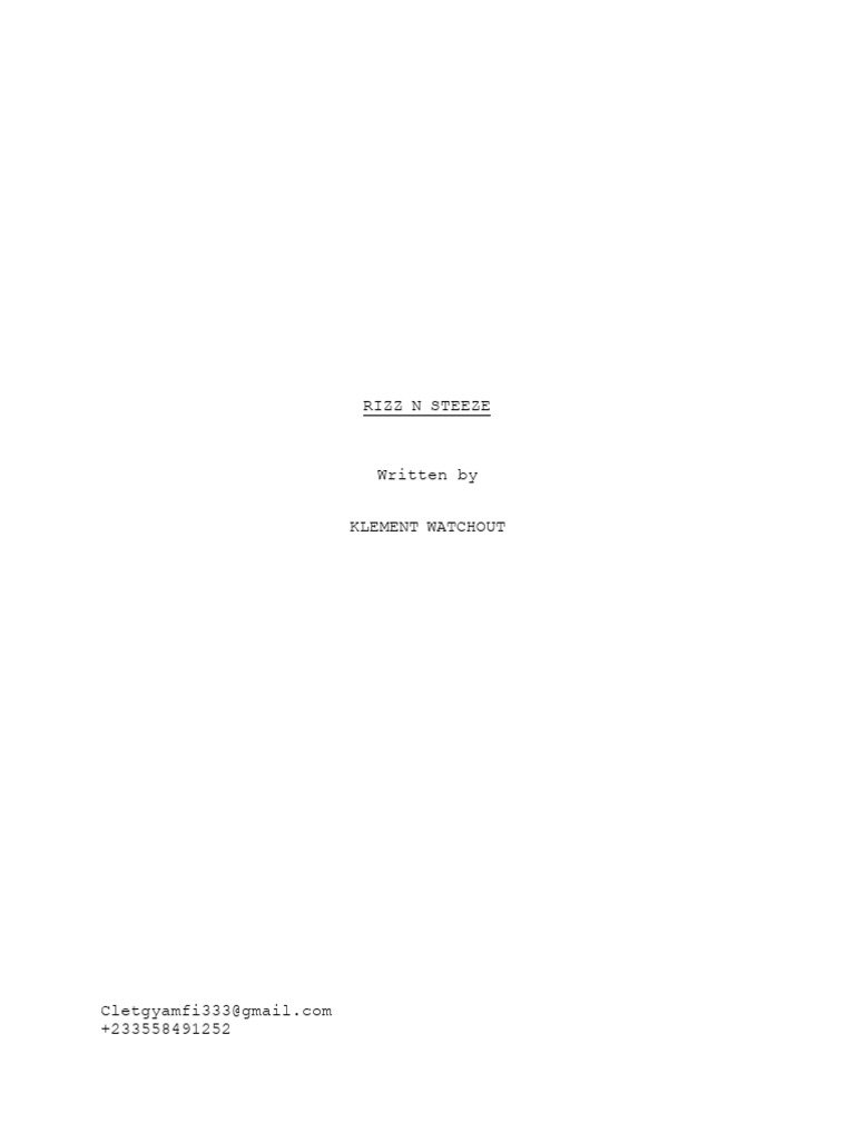 RIZZ N STEEZE pilot | PDF