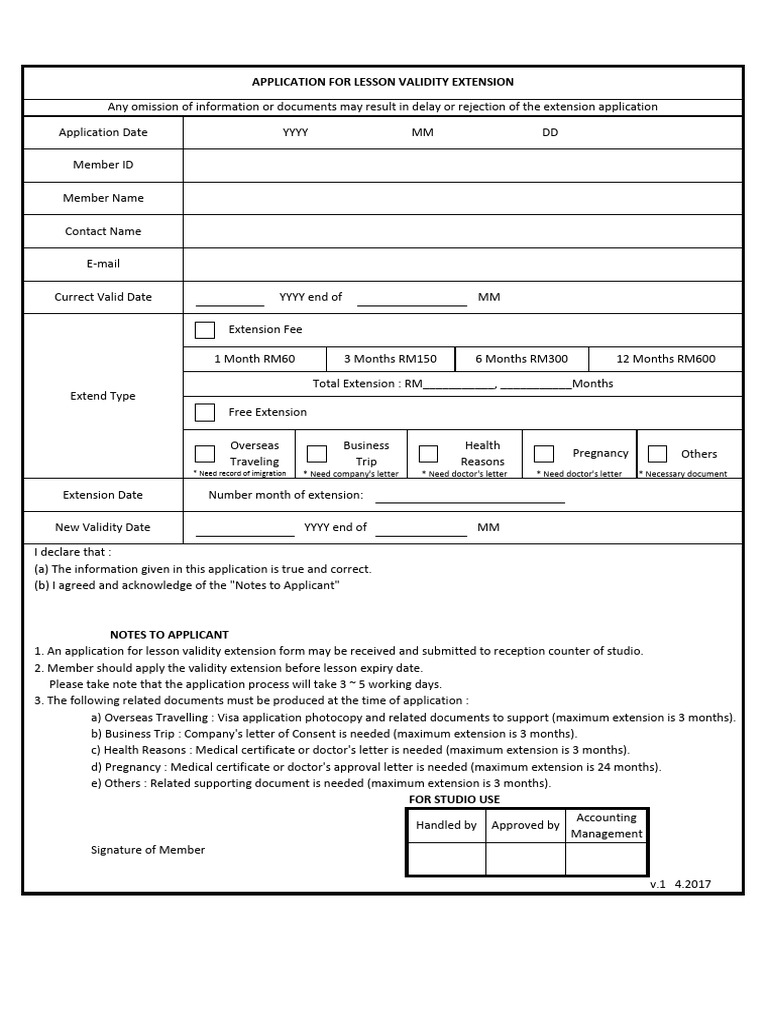 Lesson Validity Extension My | PDF