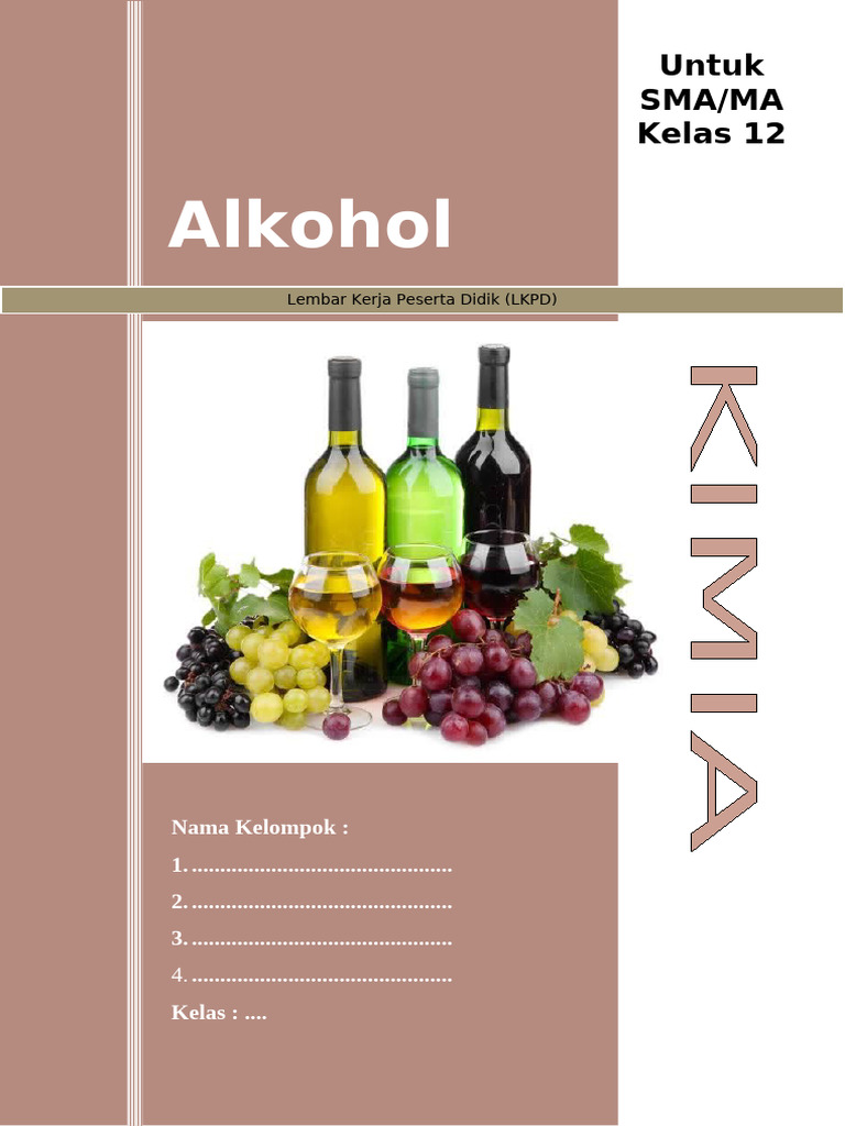 LKPD Induktif Alkohol | PDF