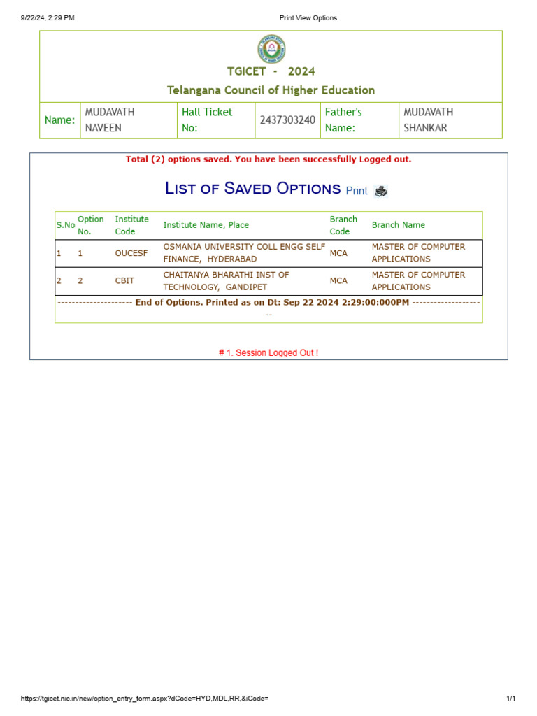 OU & CBIT WEB OPTION 01 | PDF