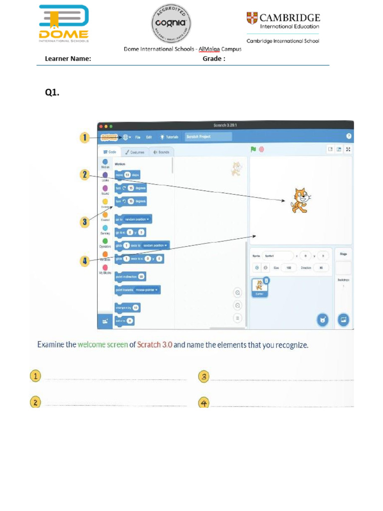 G4 Chapter 1 Coding With Scratch | PDF