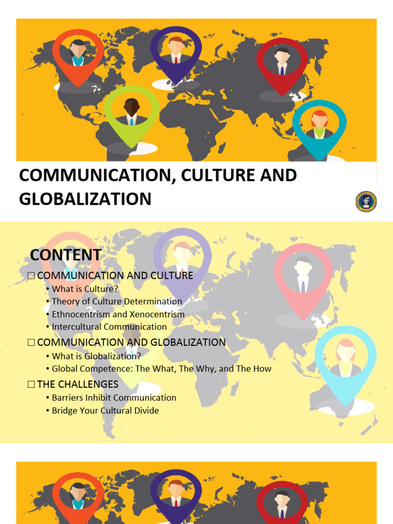 Communication, Culture and Globalization | PDF | Communication | Globalization