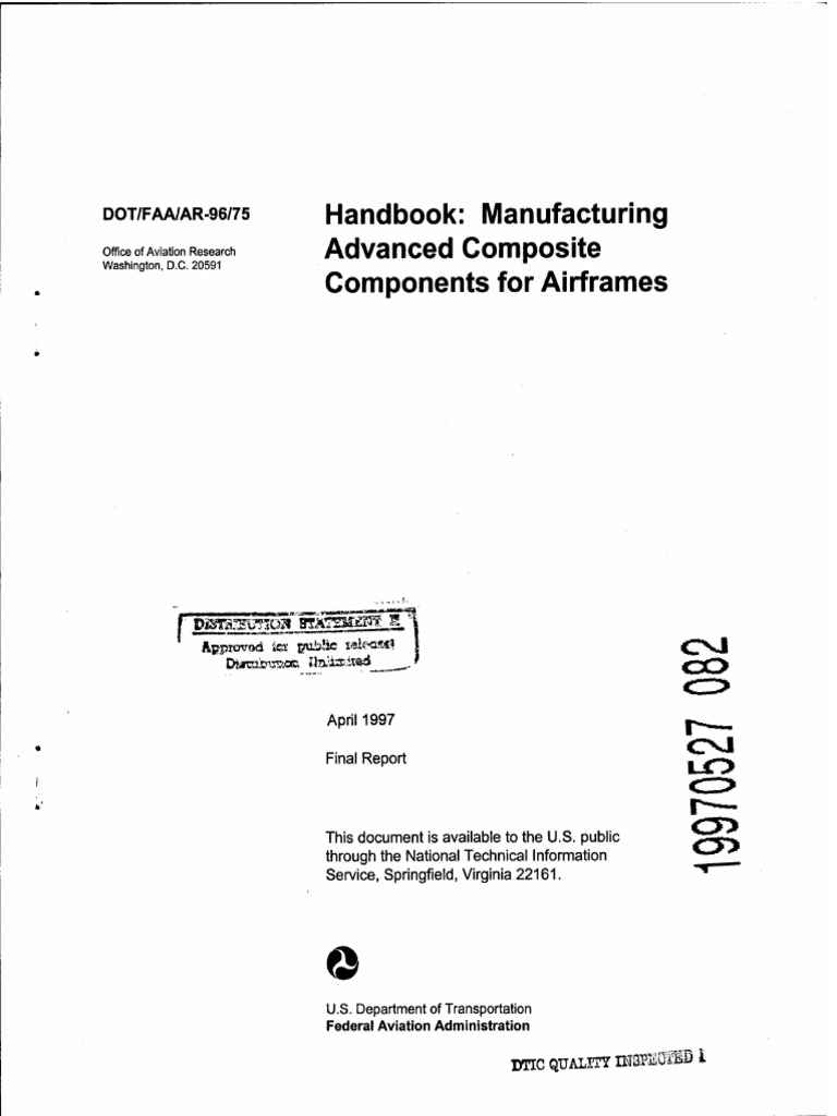 Handbook - Manufacturing Advanced Composite Components For Airframes ...