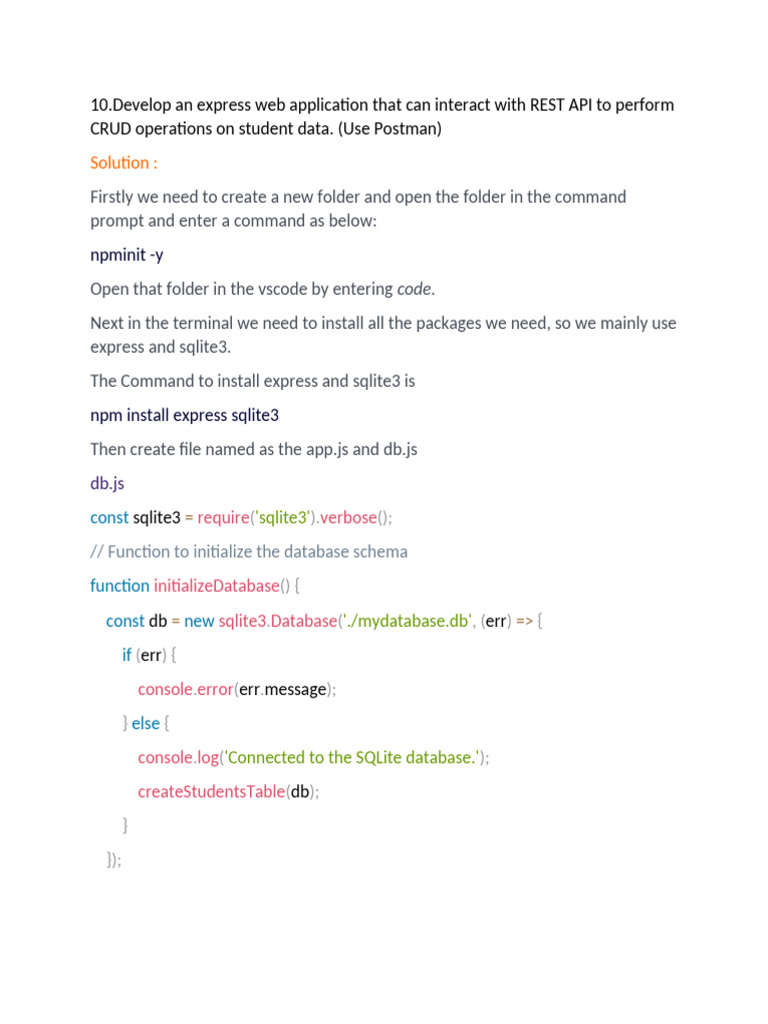 exp10 | PDF | Computer Programming | Data Management Software