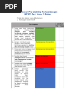 Kuesioner KPSP Perkembangan Anak | PDF